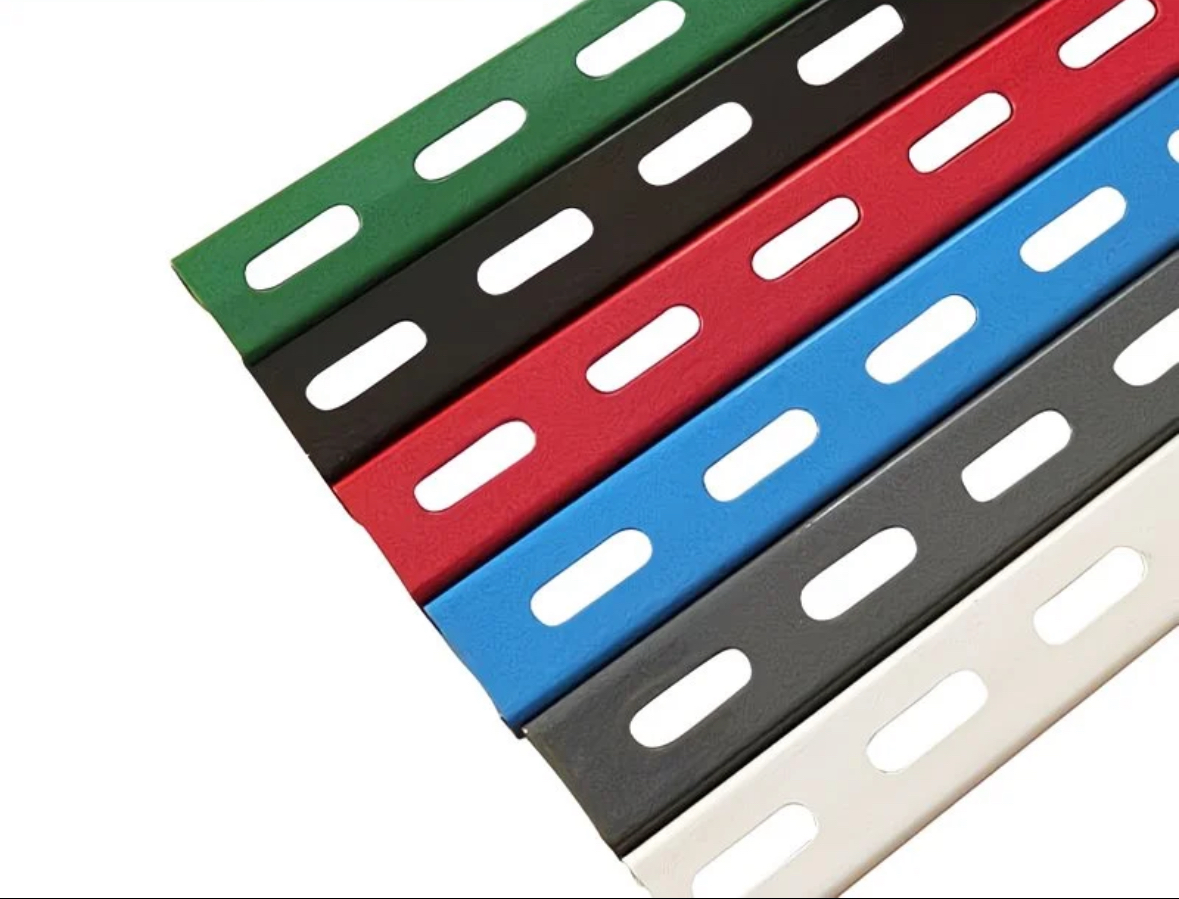 Powder coated strut channel color range